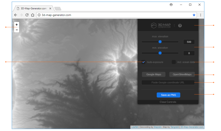 www.3d-map-generator.com | 3D Map Generator – Atlas – Documentation
